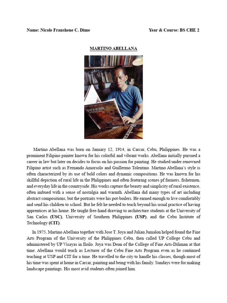 DIME ArtApp GettingToKnowAnArtist | PDF | The Arts | Liberal Arts Education