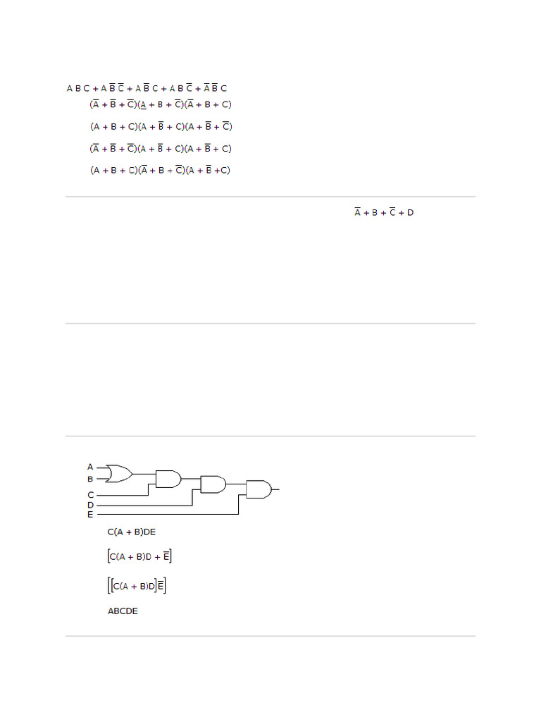 Muliple Choice Boolean 8-08-21 | PDF | Logic Gate | Boolean Algebra