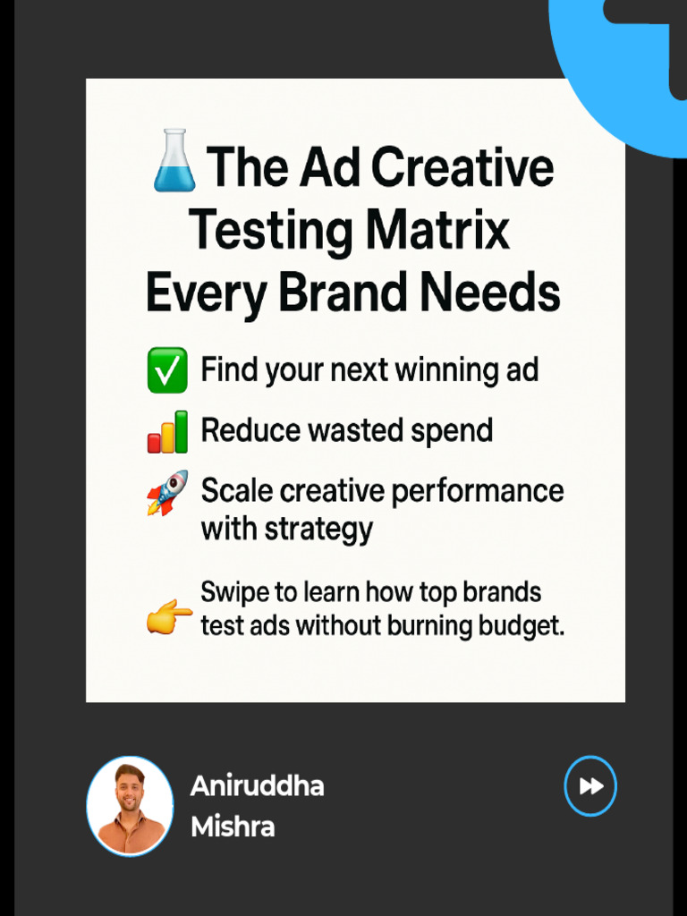 Ad Creative Testing Matrix | PDF