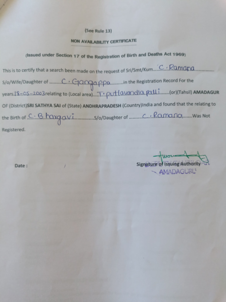 Bhargavi Late Non Appli | PDF