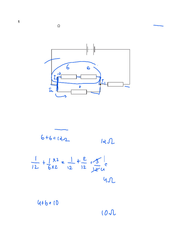 Electric Circuits 1 QP (Ressistance, Power, Curent, Voltage) | PDF | Series And Parallel ...
