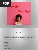 Aposto - o Que É, Tipos, Exemplos e Exercícios | PDF