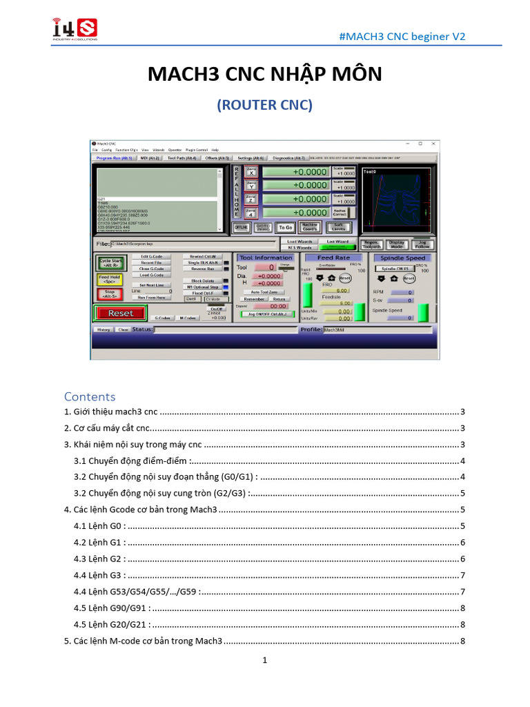 Mach3 BeginnerV2 Ext | PDF
