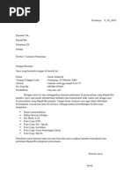 Format Surat Lamaran Kerja MBG | PDF