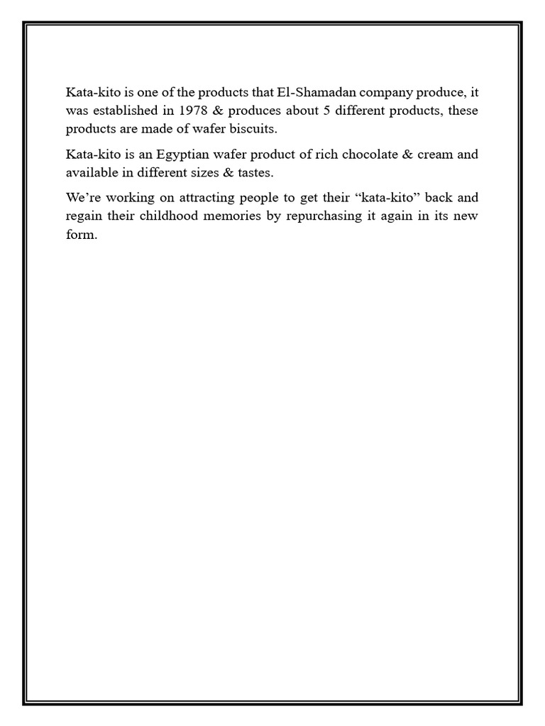 Kata Kito Description | PDF