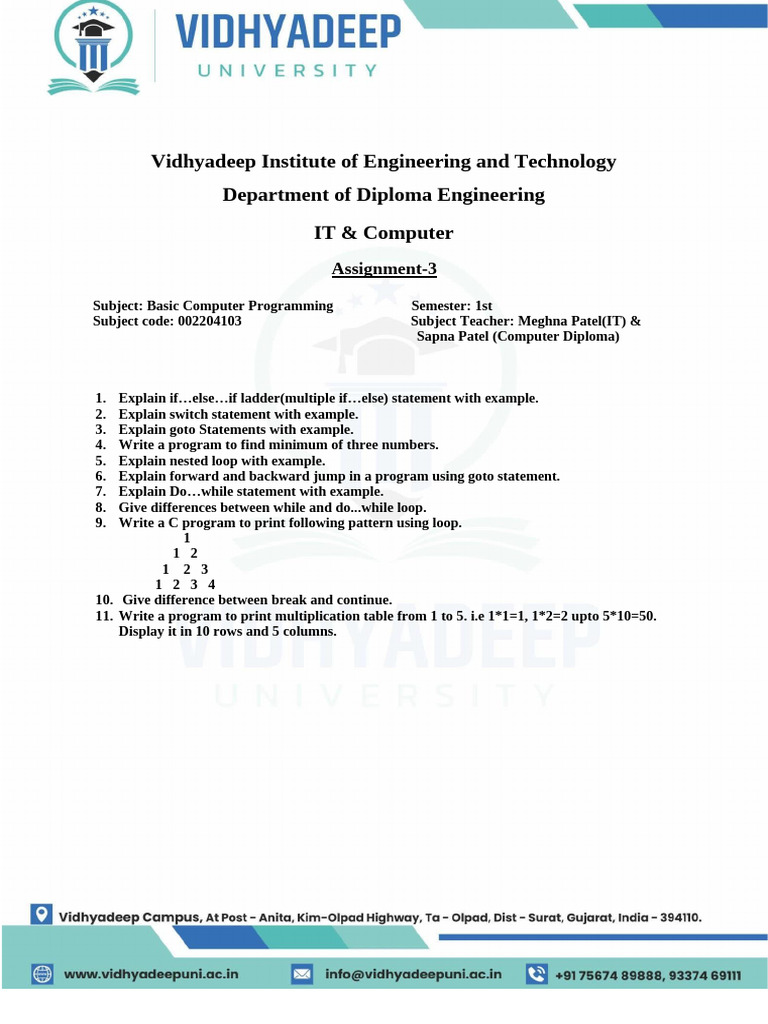 BCP Assignment 04 | PDF