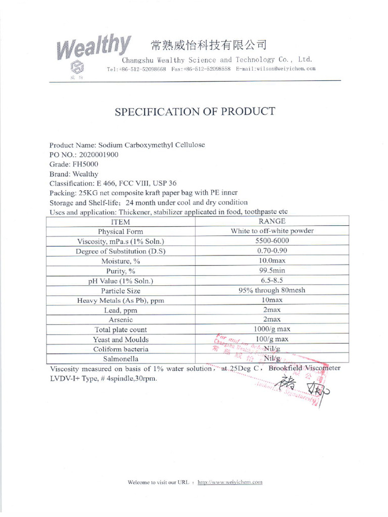 Spec CMC Fh5000 | PDF