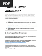 Power Automate: Workflow Automation Intro | PDF