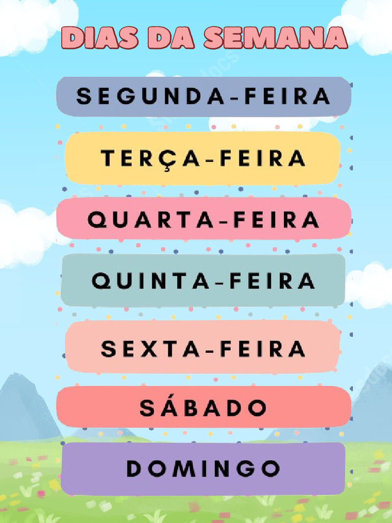 Dias Da Semana | PDF