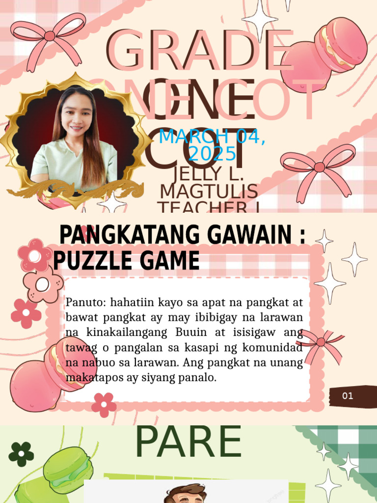 Cot 1 Grade 1 Makabansa | PDF