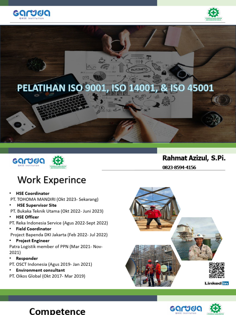 Presentasi ISO 45001-Agustus | PDF