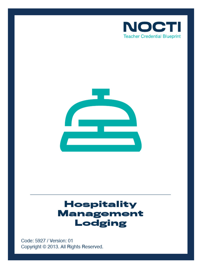 Hospitality Management Lodging Assessment | PDF | Hospitality Industry | Hotel