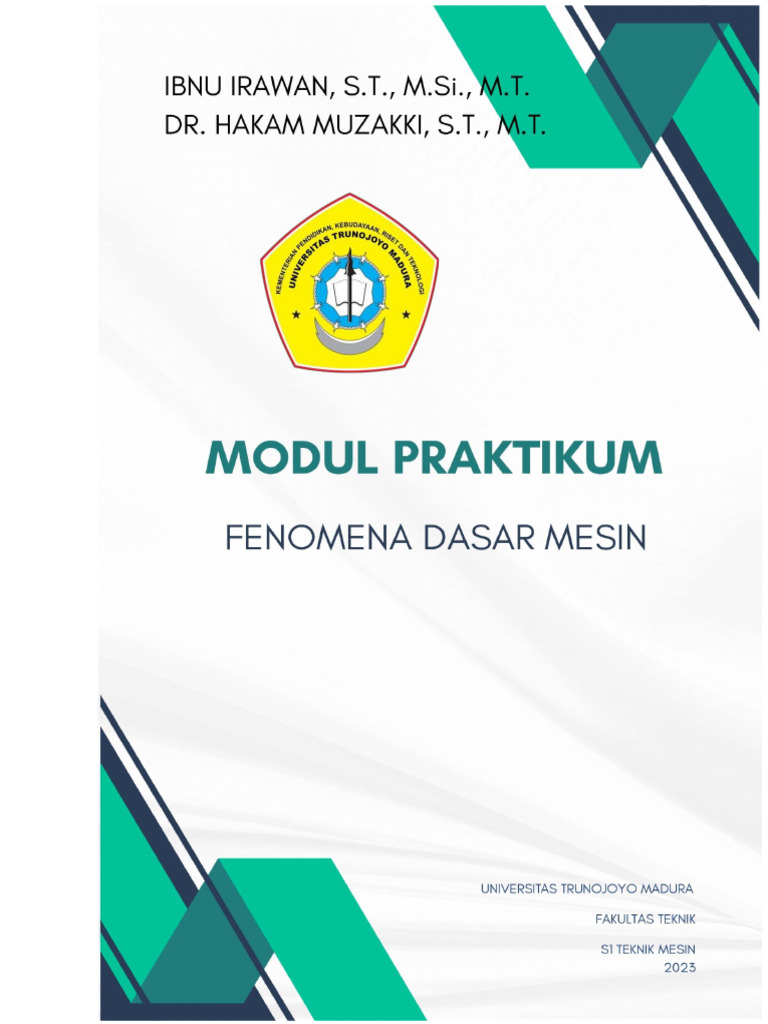 Modul Praktikum Fenomena Dasar Mesin | PDF