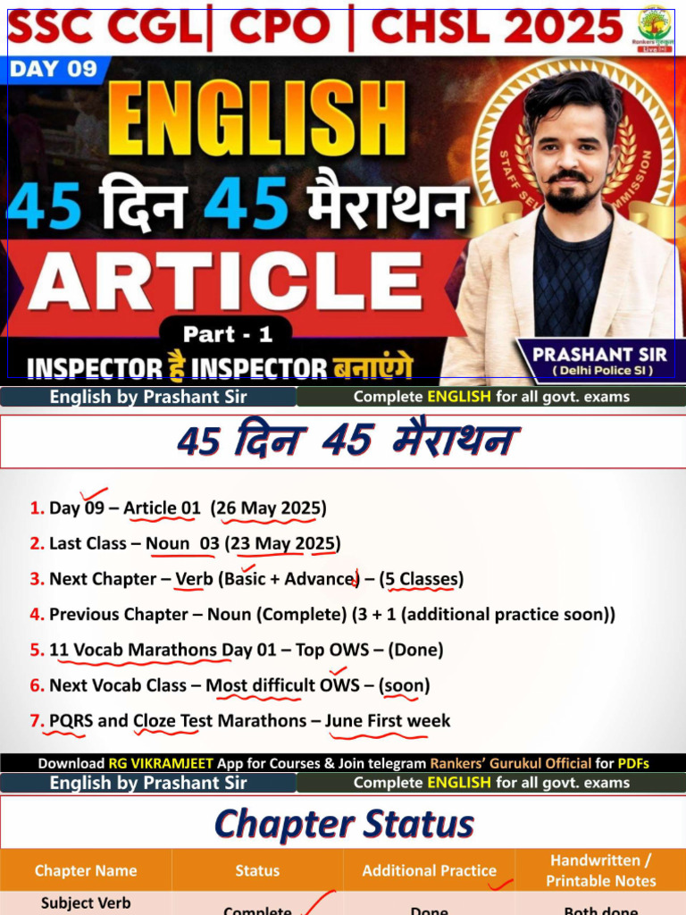 1 Article (Class Notes) | PDF