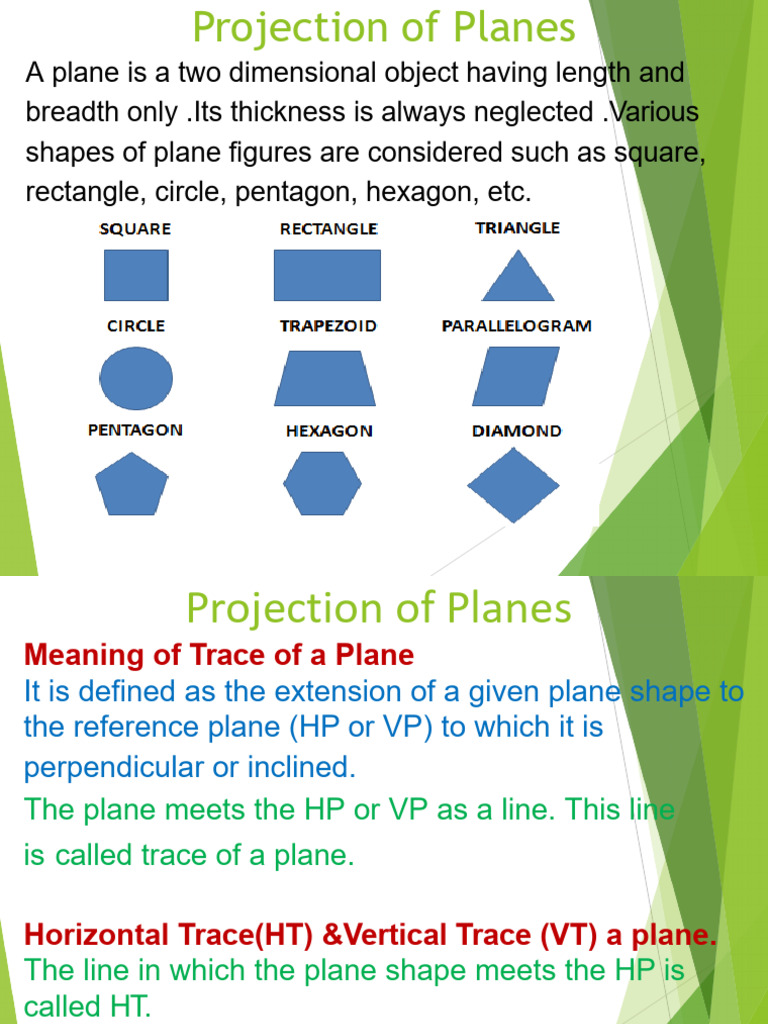 4a. Projection of Planes | PDF | Geometric Shapes | Euclid