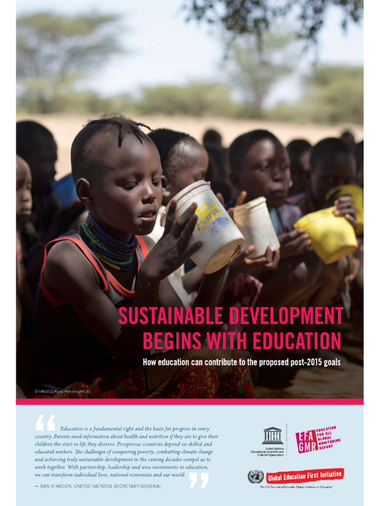 Sustainable Development Begins With Education | PDF