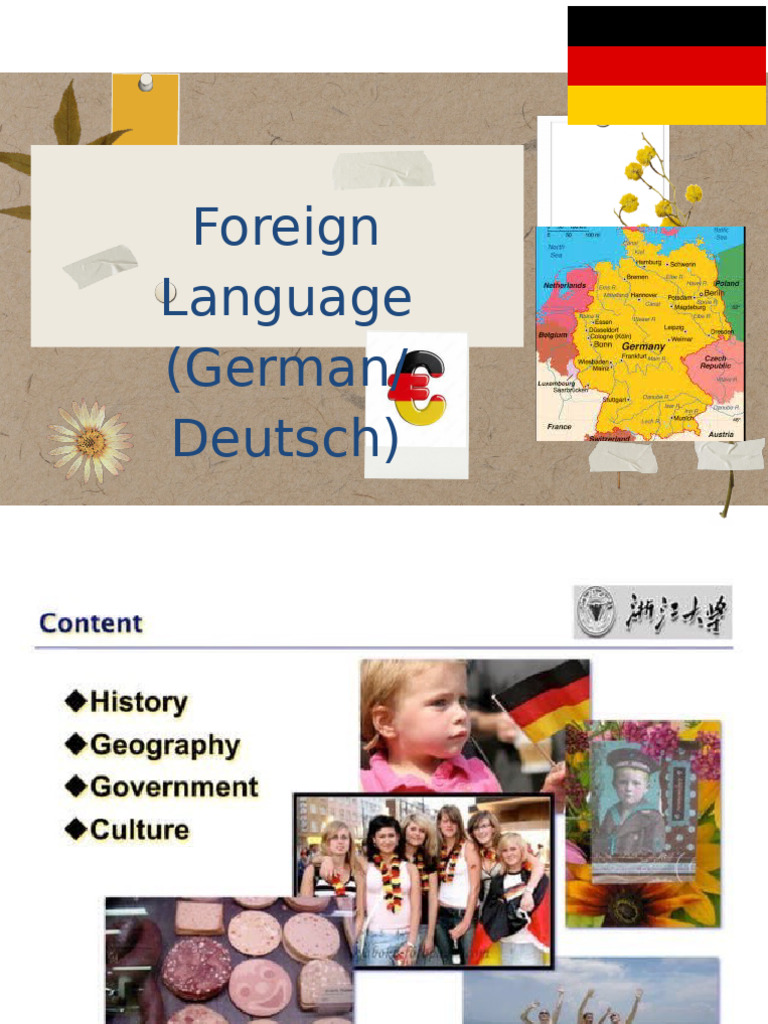 Introduction to Germany's Culture and Language | PDF | German Language ...