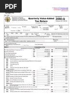 VAT Return Form for 2025 Q1 | PDF | Value Added Tax | Taxes