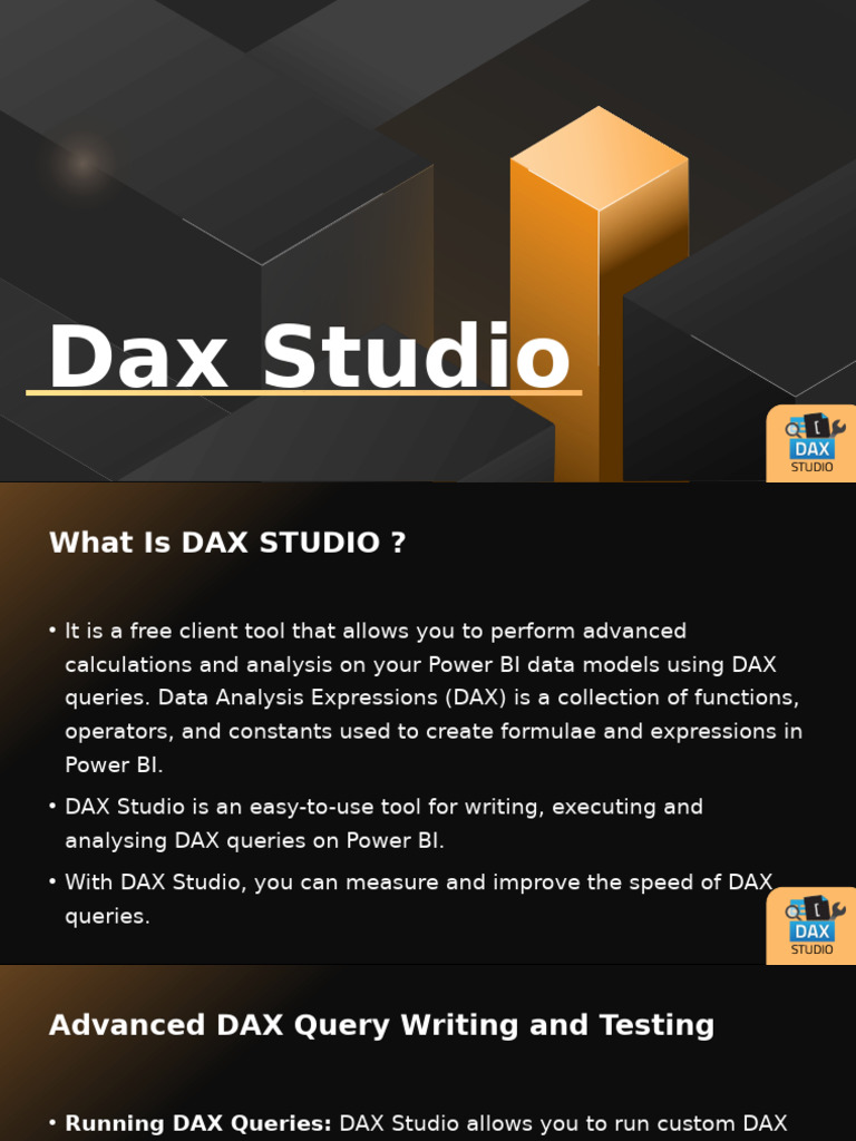 Dax Studio | PDF