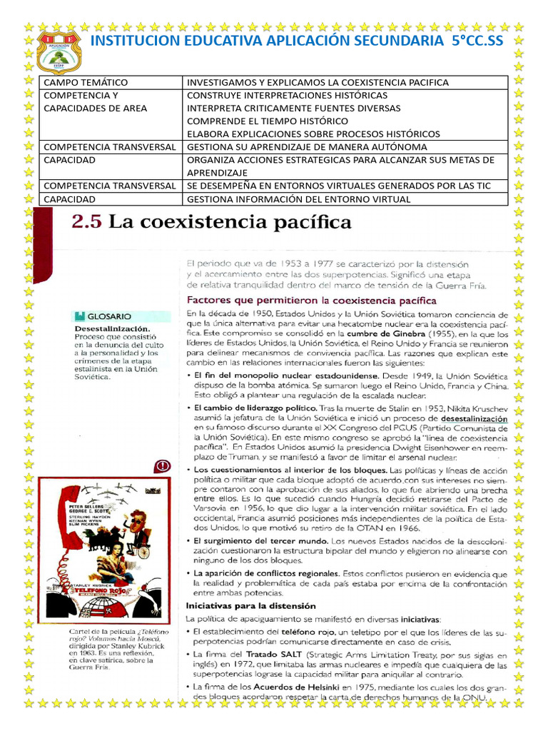 Fuente de La Coexistencia Pacifica | PDF