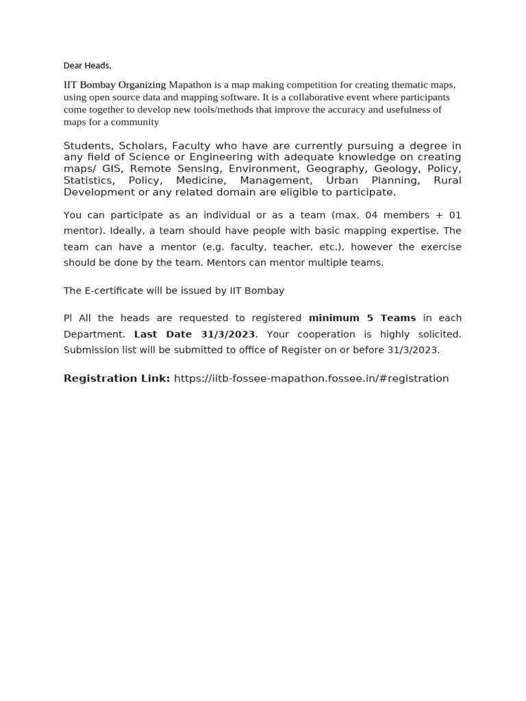Mapathon | PDF