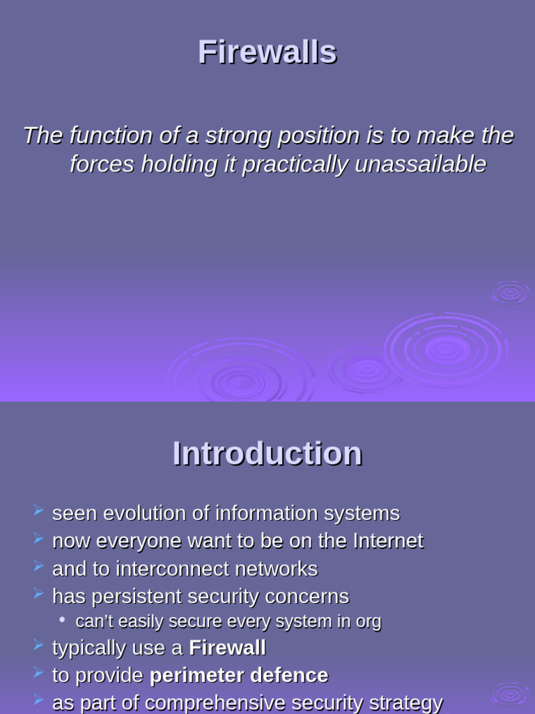 54-Firewalls - Firewall Design Principles, Trusted Systems.-15!04!2025 | PDF | Proxy Server ...