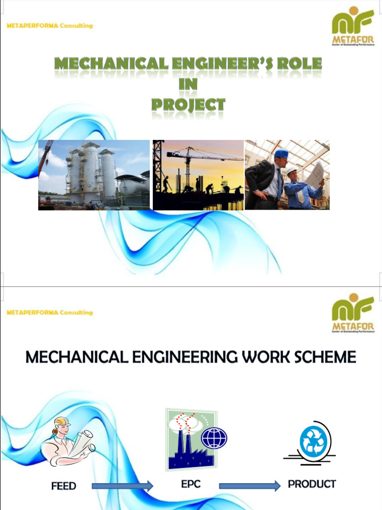 Mech Eng Roles 1 of 3 | PDF
