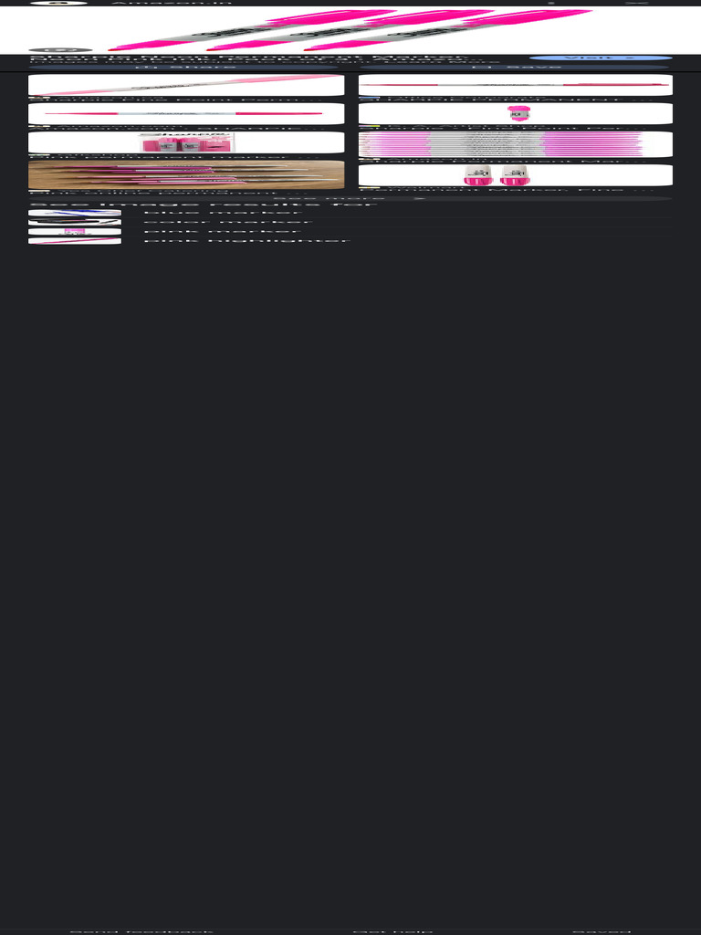 Sharpie Neon Pink Permanent Markers Pack | PDF