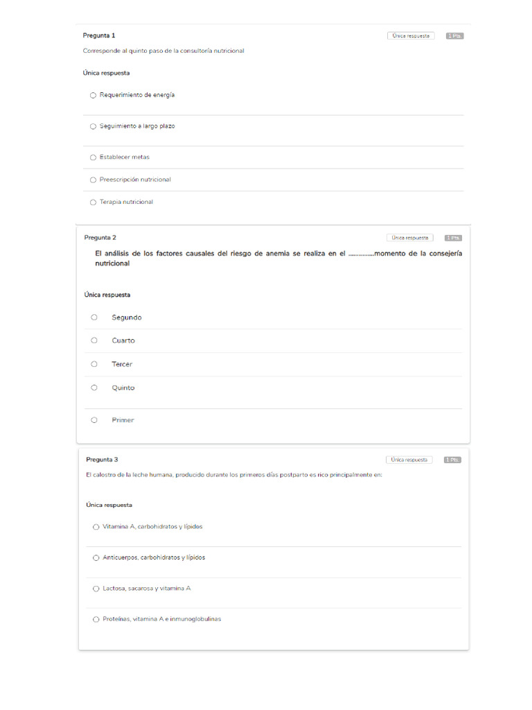 Simulacro Internado 1 | PDF