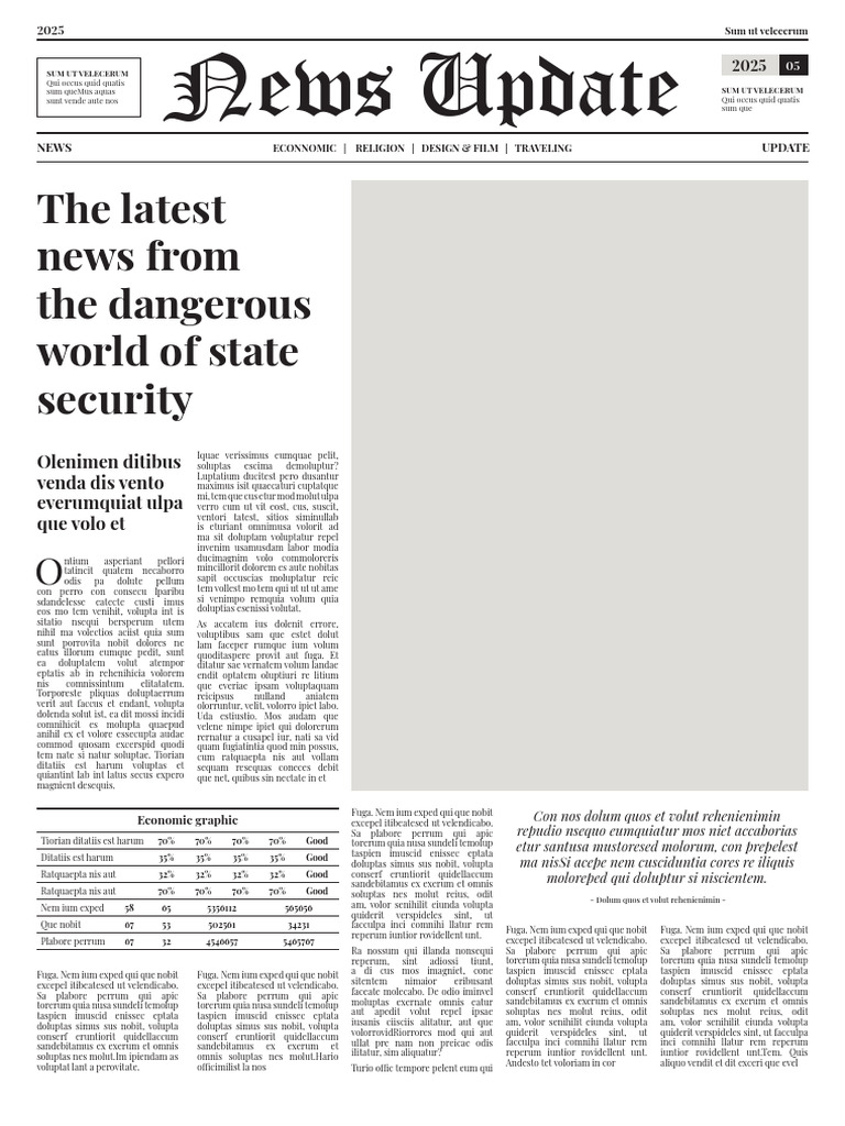News Update: The Latest News From The Dangerous World of State Security ...
