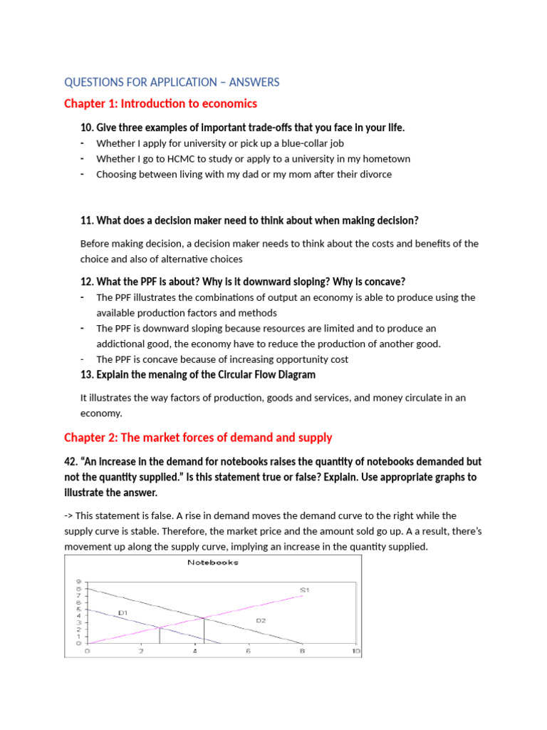 Problems and Application (Micro Economic) | PDF | Elasticity (Economics ...