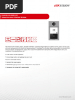 DS-KM9503 Video Intercom Overview | PDF | Video | Touchscreen