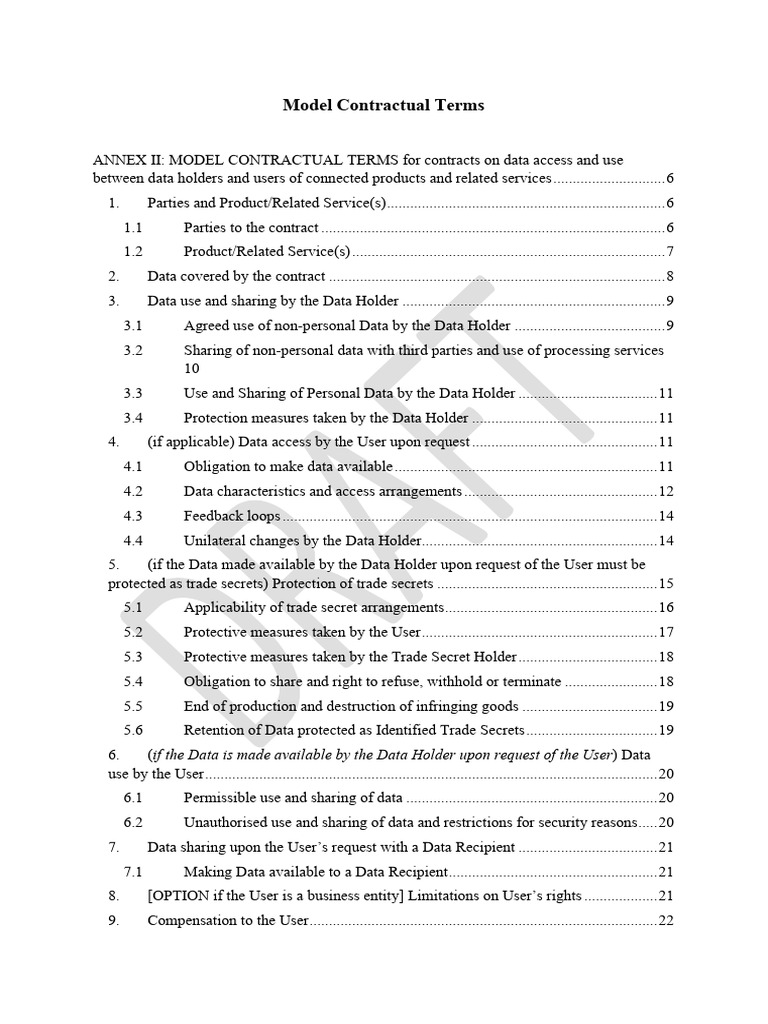 Annex II-V - MCTs | PDF | Metadata | Data