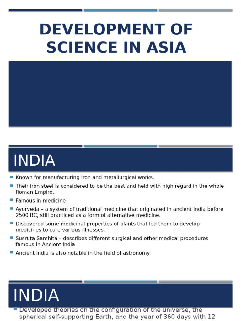 Development of Science in Asia | PDF | Science