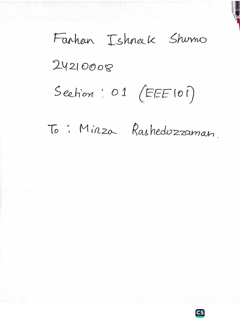 Farhan Ishrak Shuvro 24210008 Sec01-1 | PDF