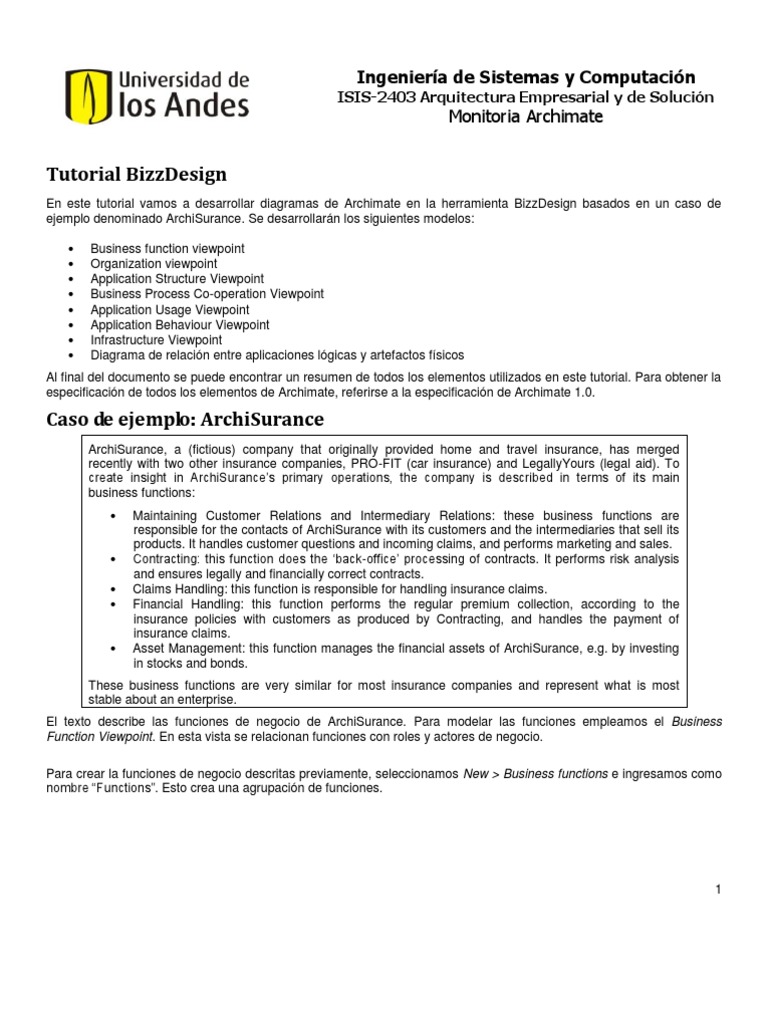 Ejemplo Archimate | PDF | Component Based Software Engineering | Information