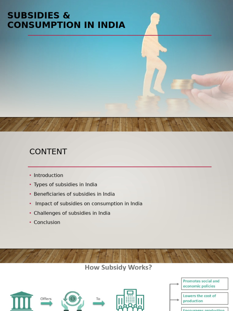 Impact of Subsidies on Indian Consumption | PDF