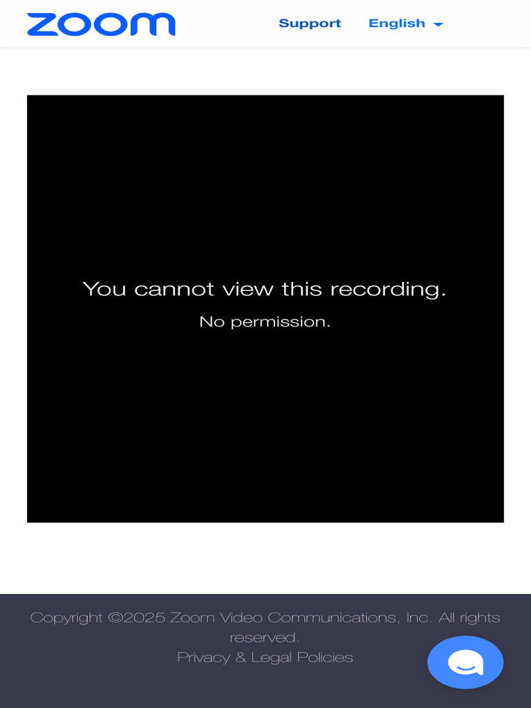 Zoom Recording Access Denied | PDF