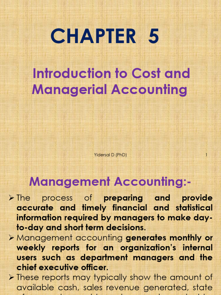 Management Accounting Essentials Explained | PDF | Cost Of Goods Sold ...