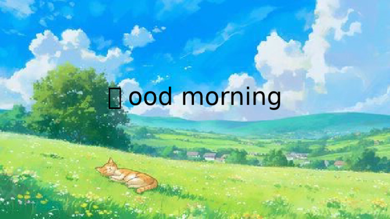 Ood Morning | PDF