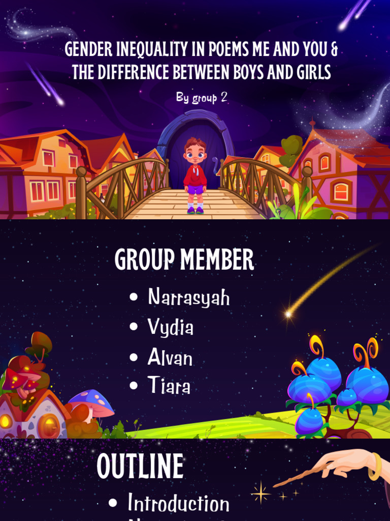 Gender Inequality in Poems Me and You and The Difference Between Boys ...