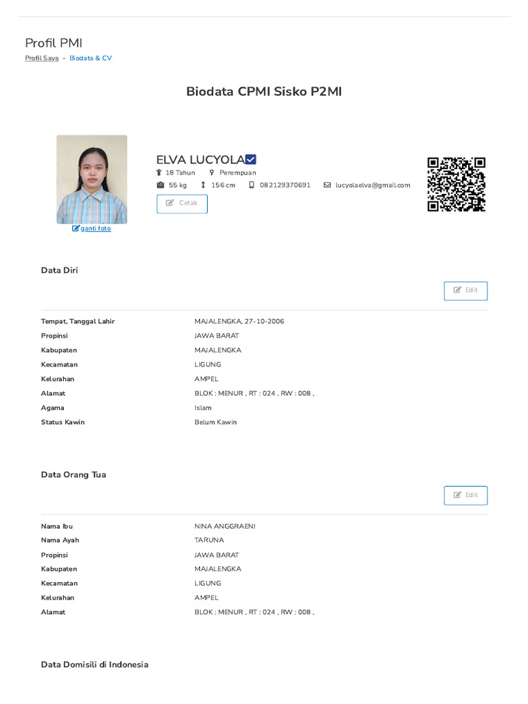 Siskop2mi - Profil - Pmi - Profil Pmi | PDF