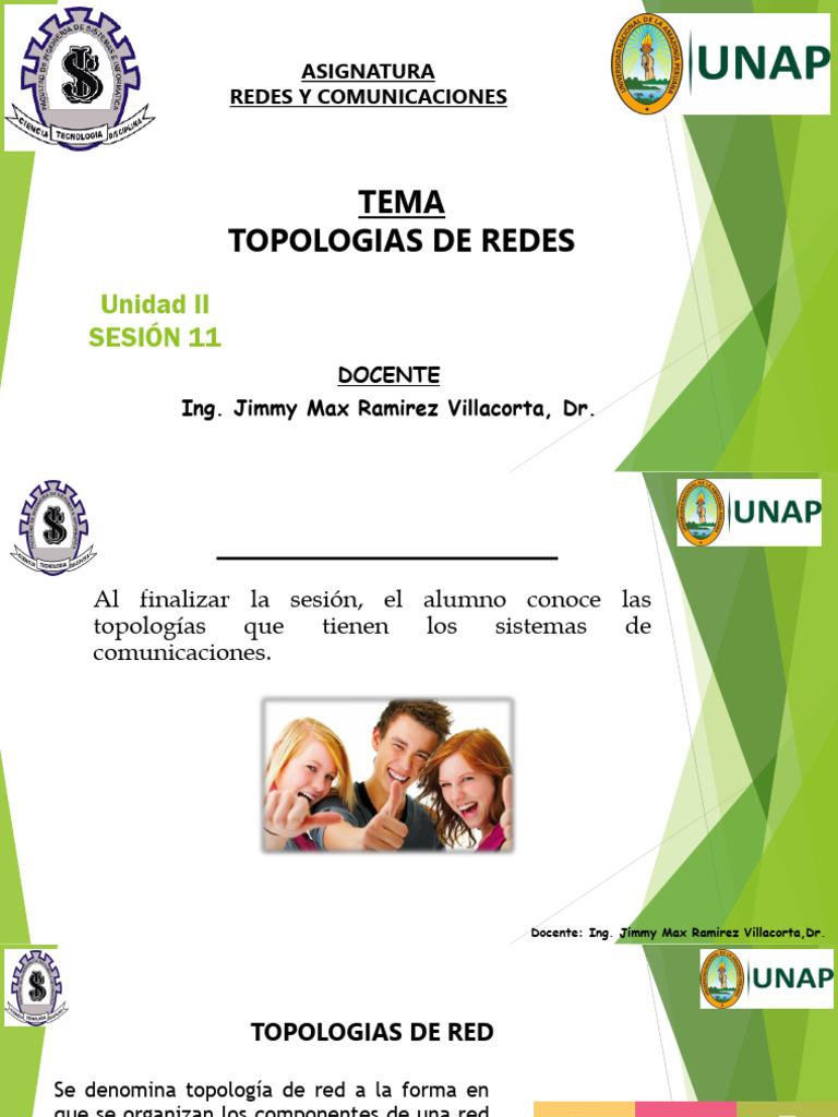 Sesión 11 - Topologias de Las Redes de Comunicaciones | PDF | Topología de la red | Red de ...