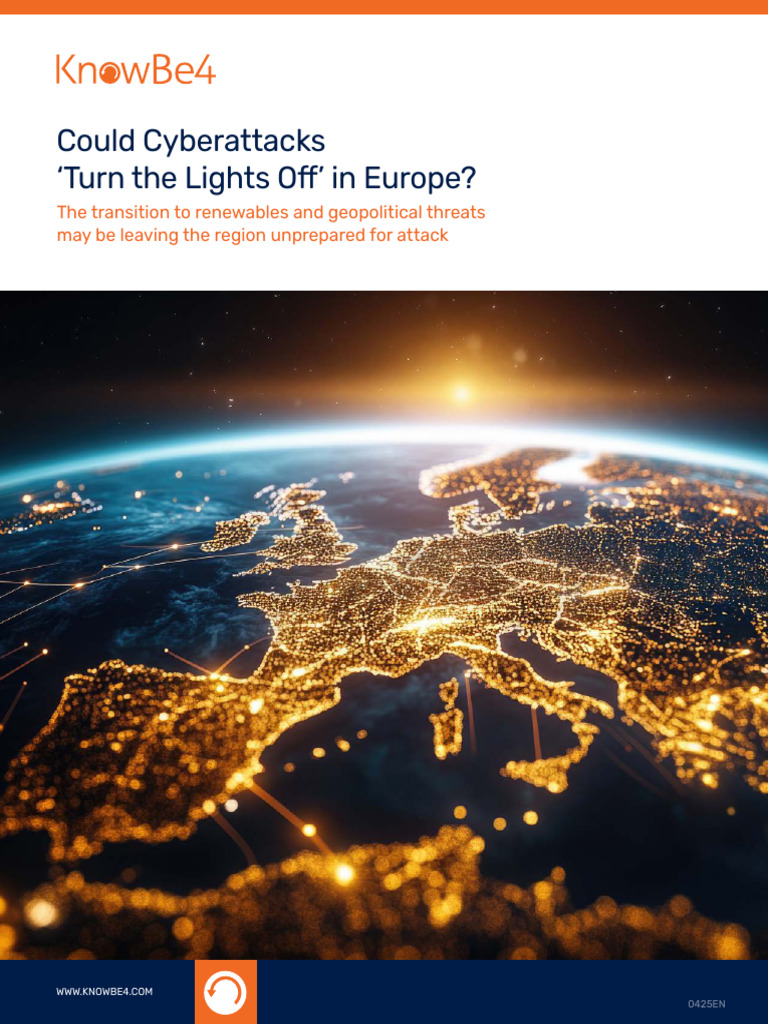 Cyber Threats to Europe's Energy Sector | PDF | Computer Security ...