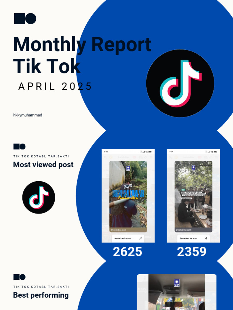 Report Tik Tok Mei | PDF