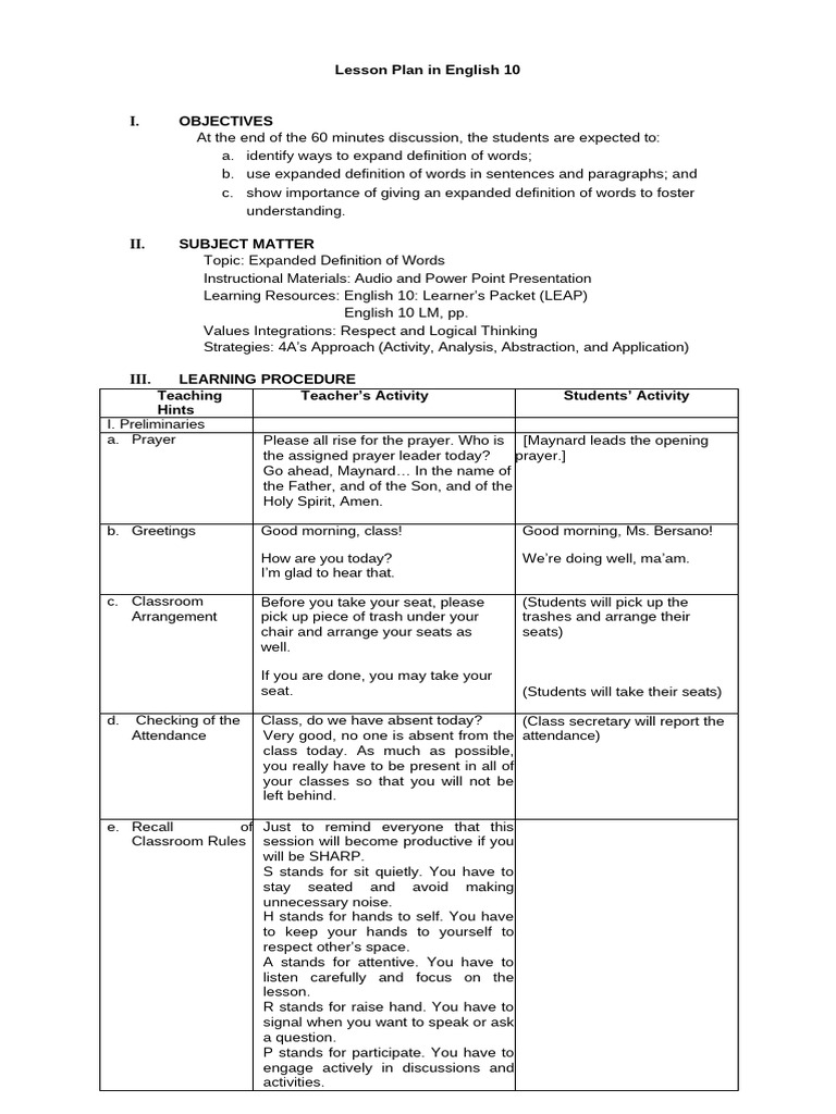 Lesson Plan English 10 | PDF | Greenhouse Effect