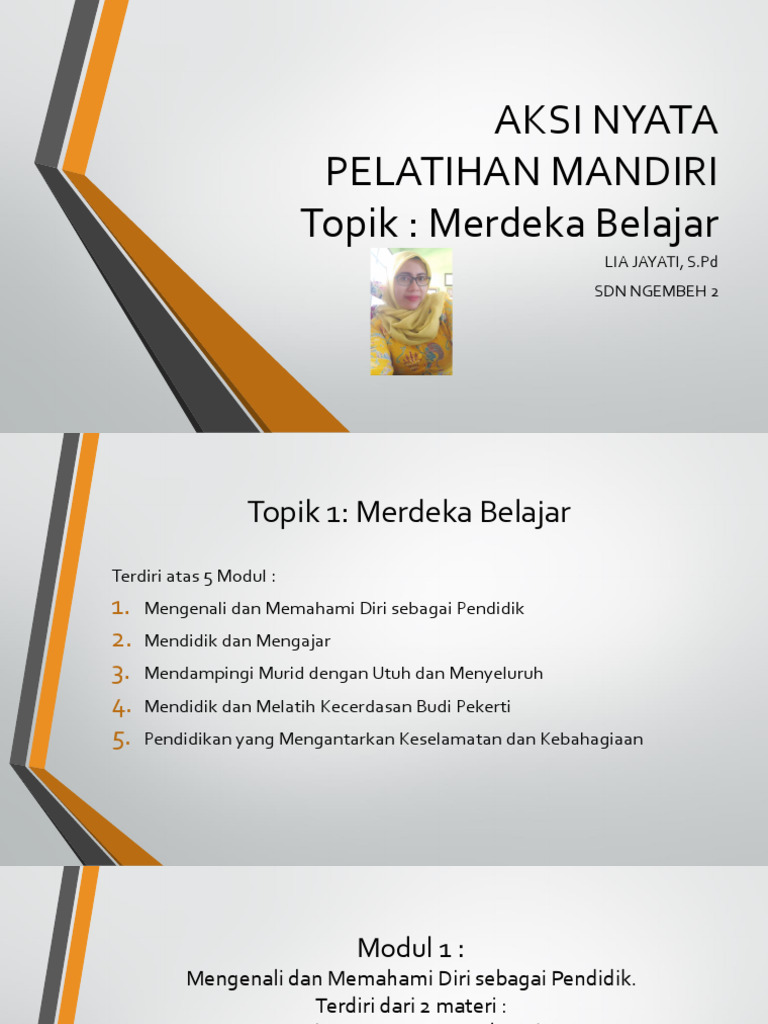PMM 1. Menciptakan Kelas Merdeka Belajar | PDF