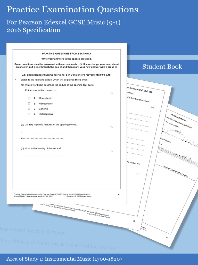 Edexcel Gcse Music Practice Exam Questions Aos 1 Student Book | PDF ...