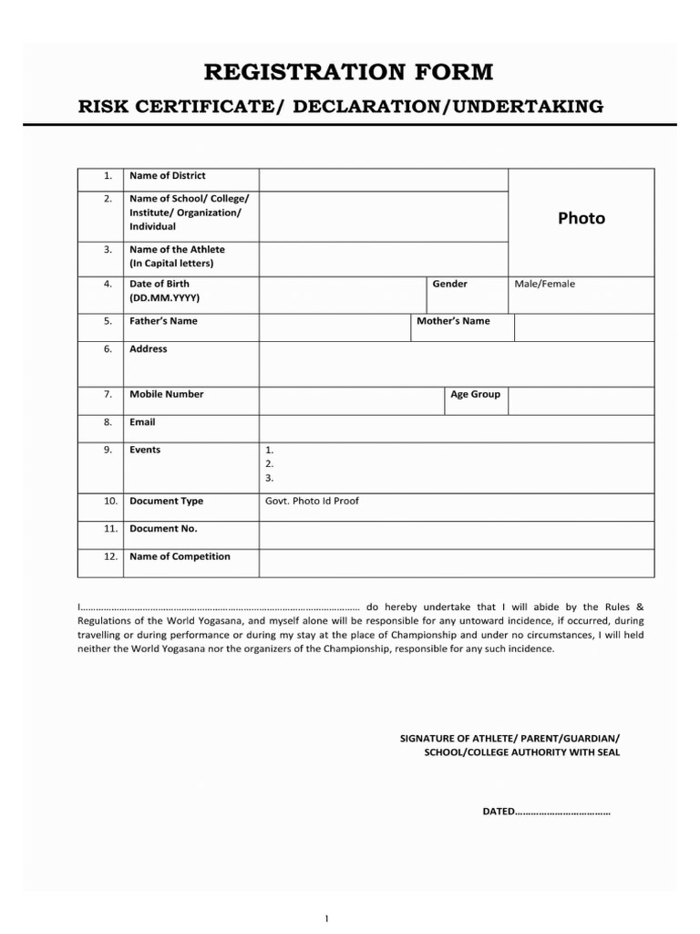 Risk Certificate | PDF