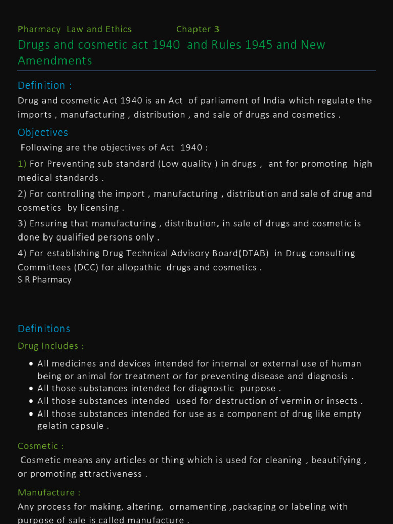 Law and Ethics Cha 3 Part 1 & 2 | PDF | Drugs | Pharmacy